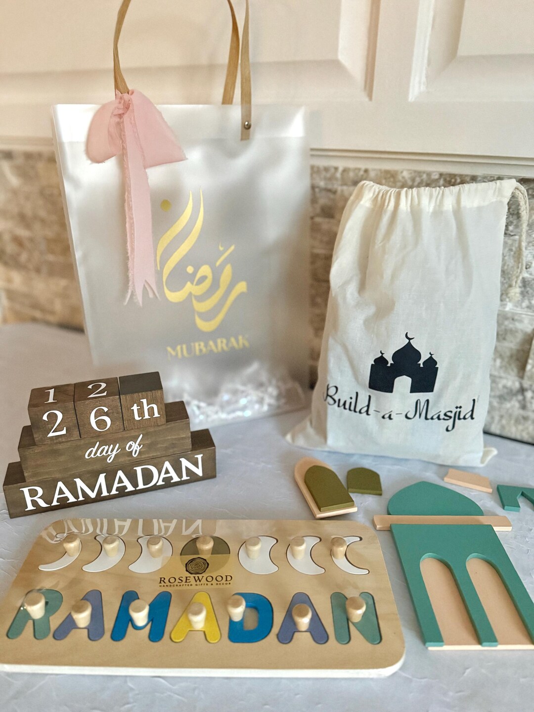 Ramadan Eid Kids Gift Set Bundle With Gift Bag Personalized Customized ...