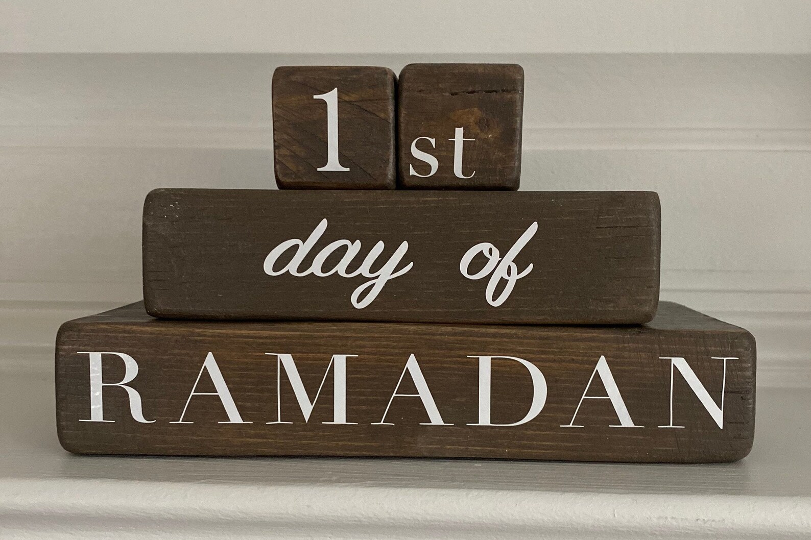Ramadan Calendar Block Set | Etsy