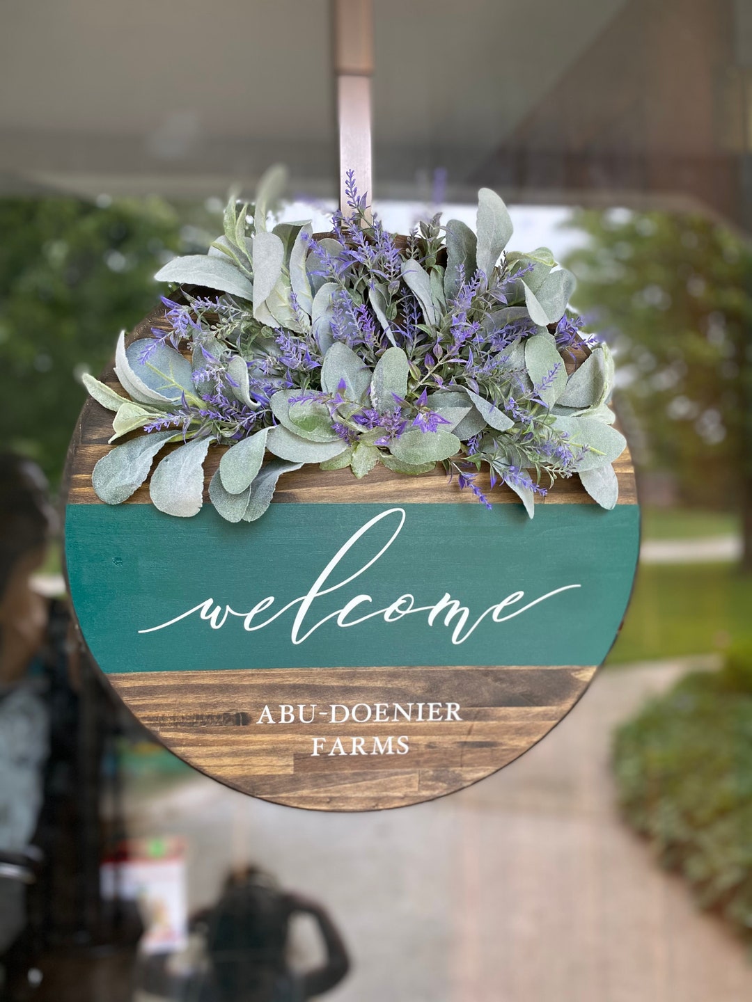 Wooden Customized Door Sign/wreath - Etsy