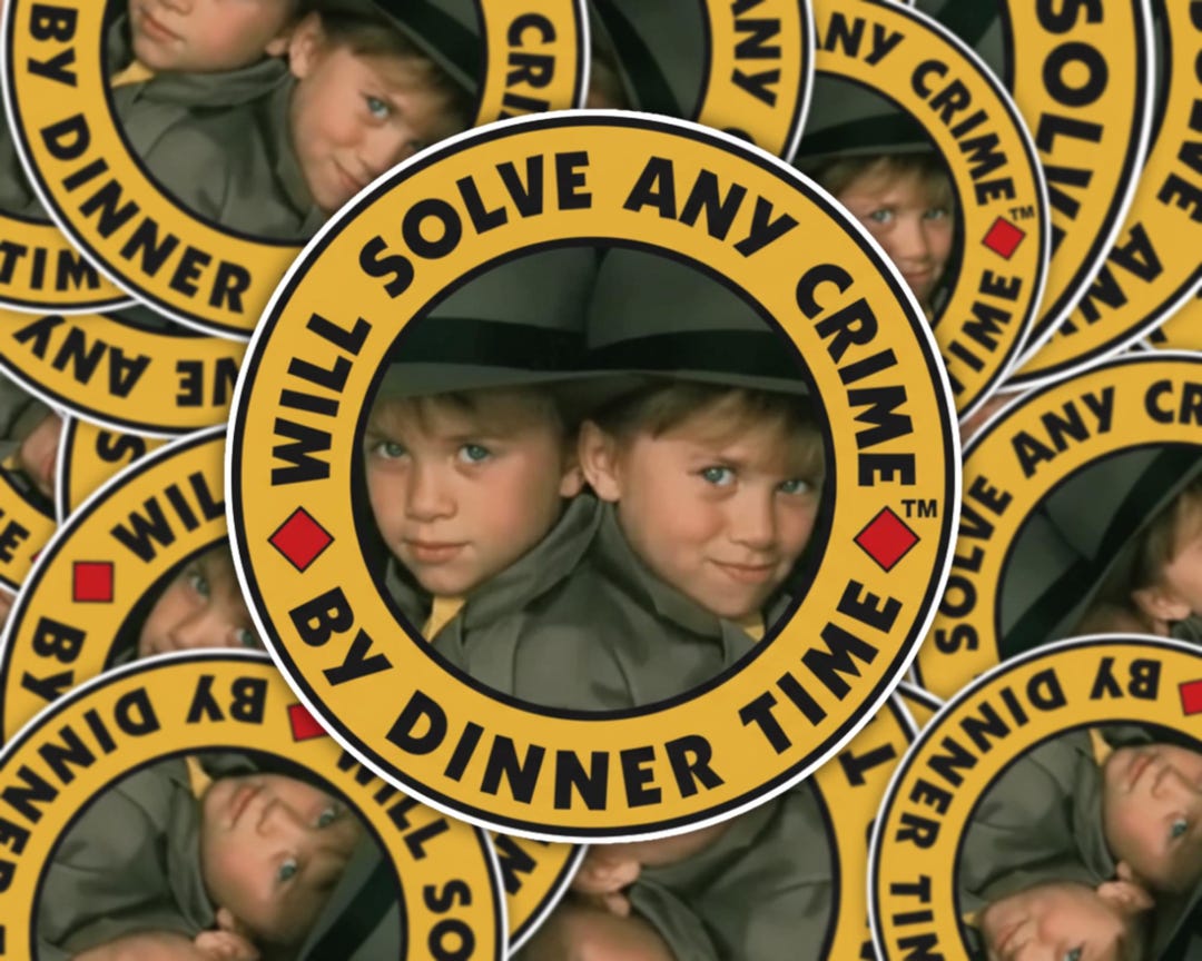 Mary-kate and Ashley Detective Sticker, 90s Nostalgia Gift - Etsy