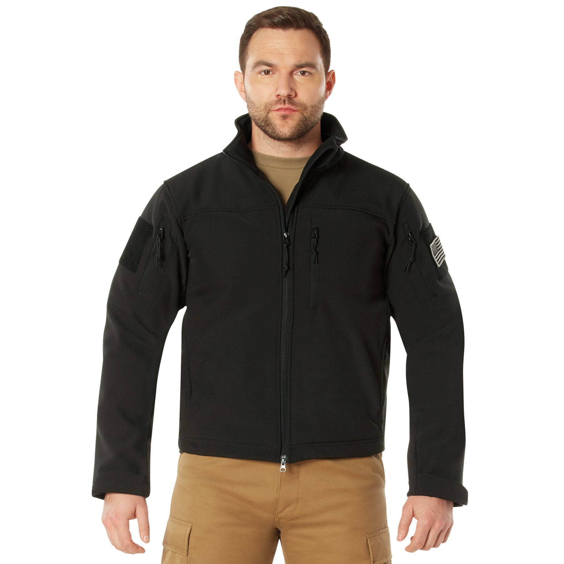 Custom Designed Covert OPS Lightweight Soft Shell Jacket Mens Special ...