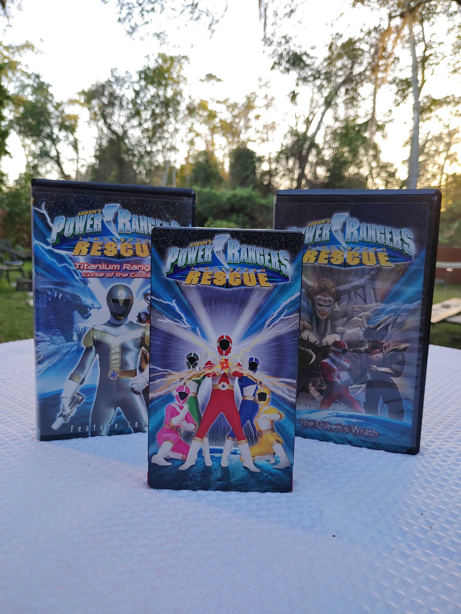 Set of 3 Power Rangers Lightspeed Rescue VHS Tapes | Etsy