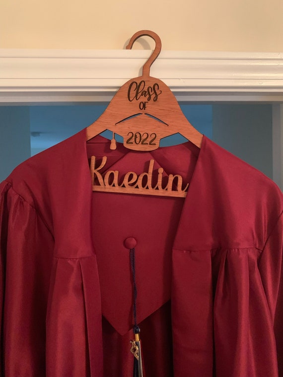 Personalized Graduation Hanger With Cap Clip | Etsy