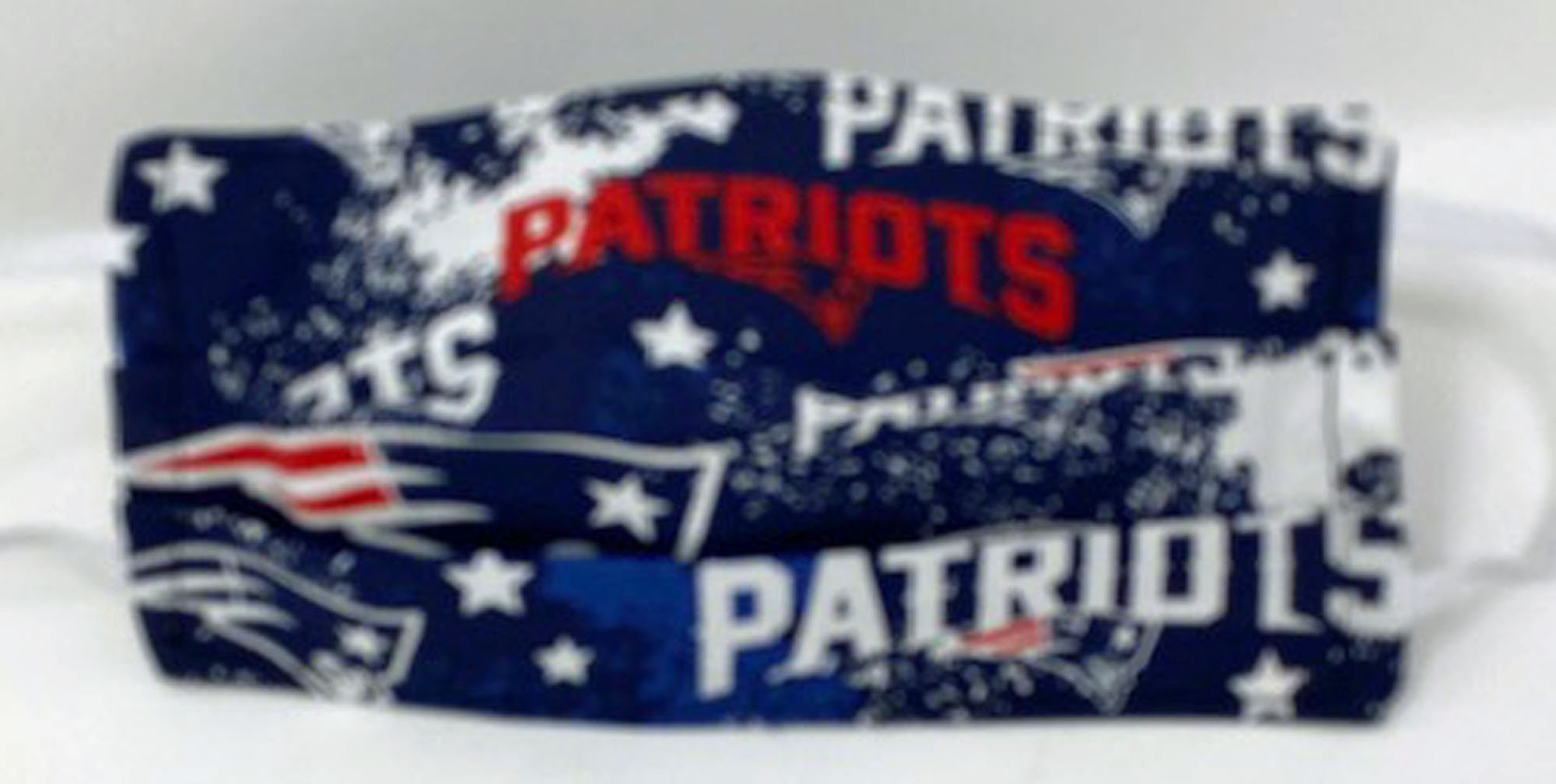 NFL New England Patriots Adult Face Mask With Filter Washable Reusable ...