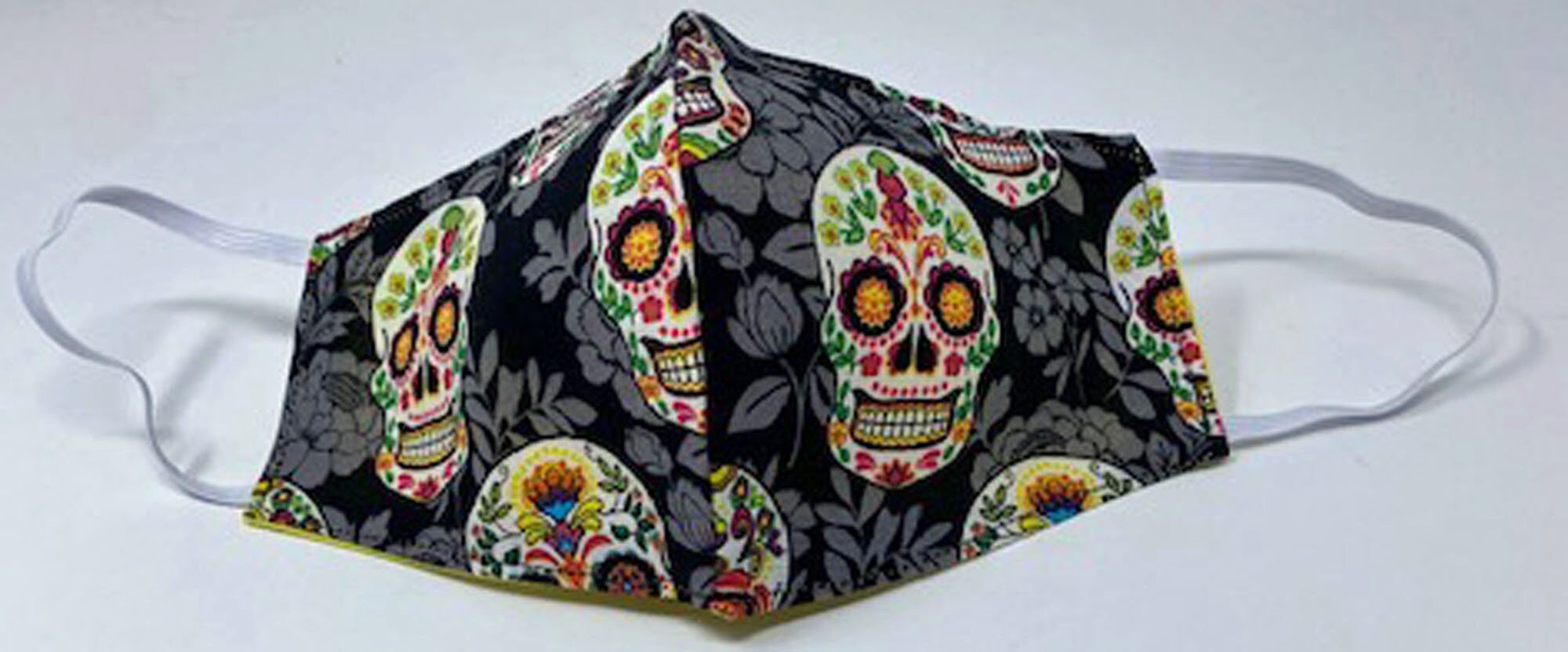 Skulls Adult Small Face Mask Adjustable Washable Reusable Double Sided ...