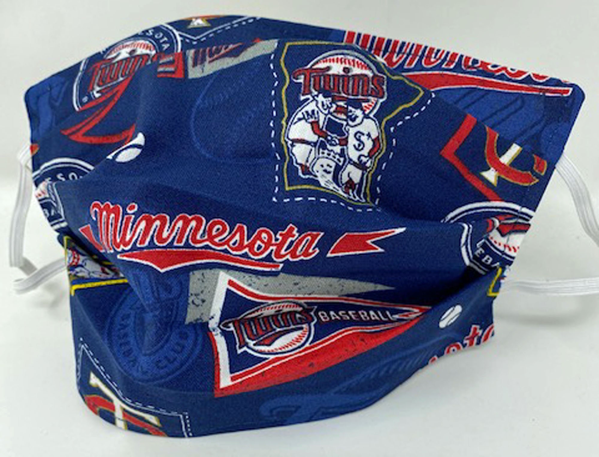 Adult Face Mask Minnesota Baseball Print Washable Reusable Double ...