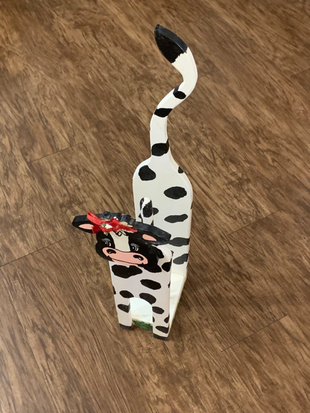 Handmade Wooden Cow Toilet Paper Roll Holder - Etsy