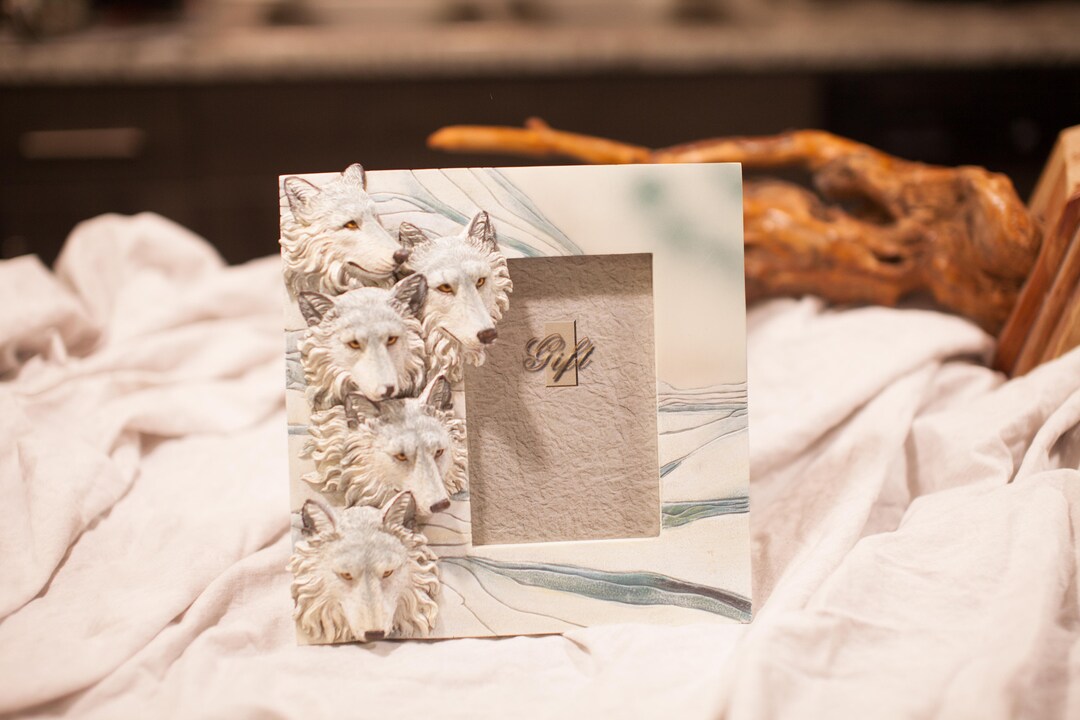 Large Wolf Head Picture Frame - Etsy