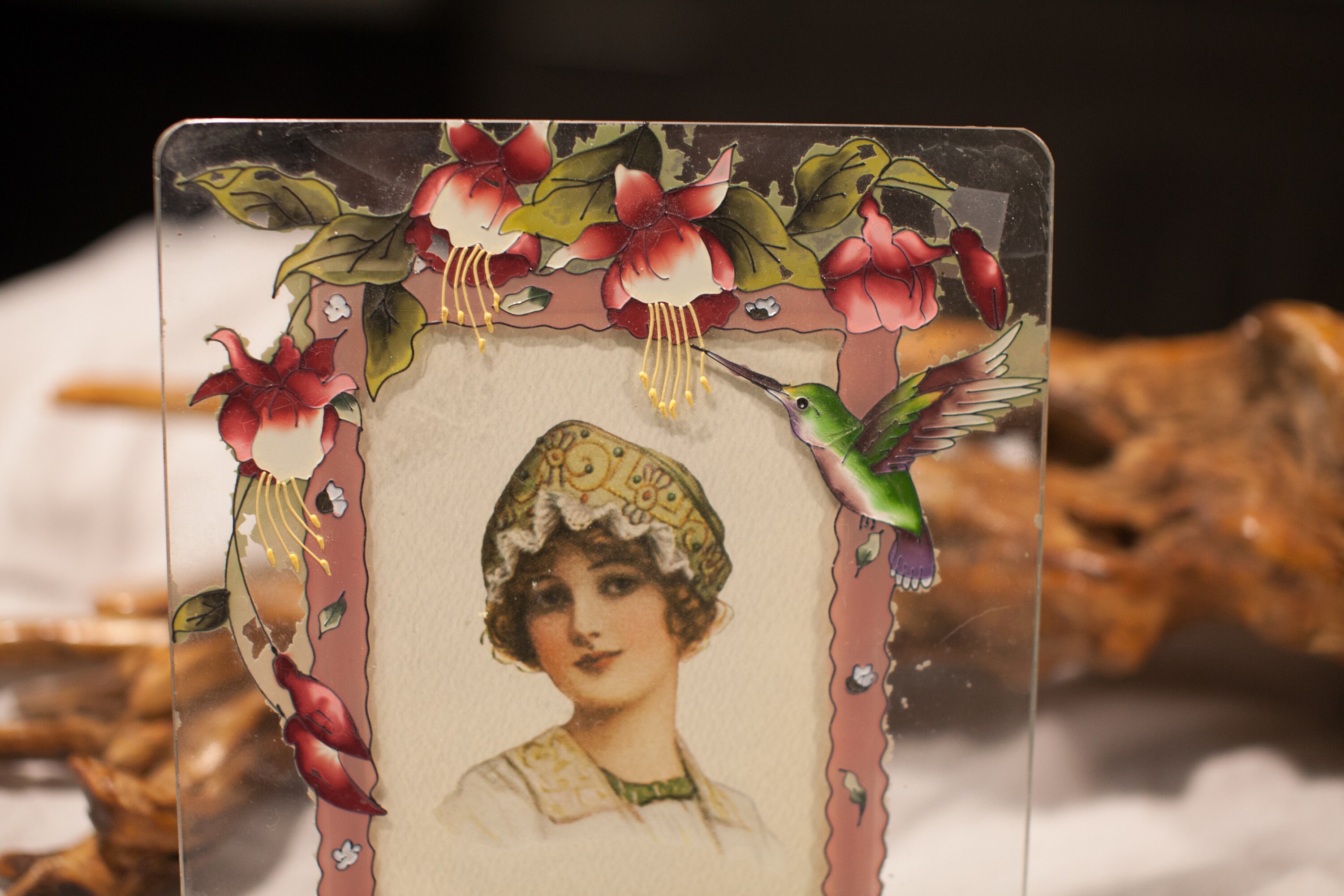 Stained Glass Hummingbird Picture Frame - Etsy