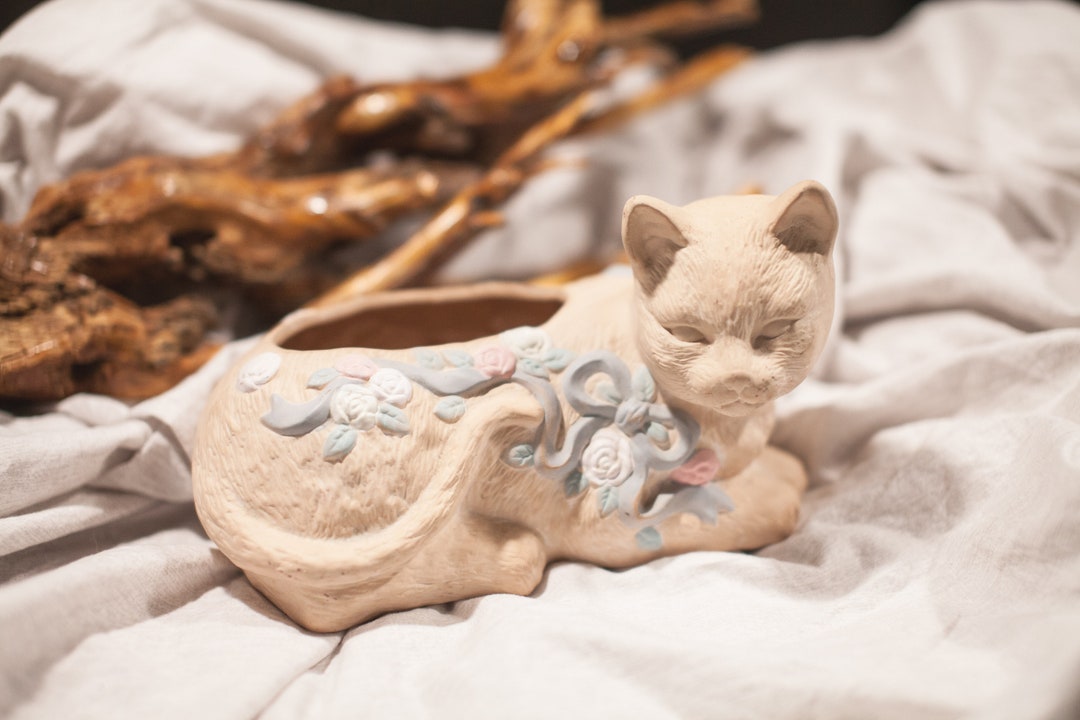 Vintage Rosenthal Netter Cat Vase - Etsy