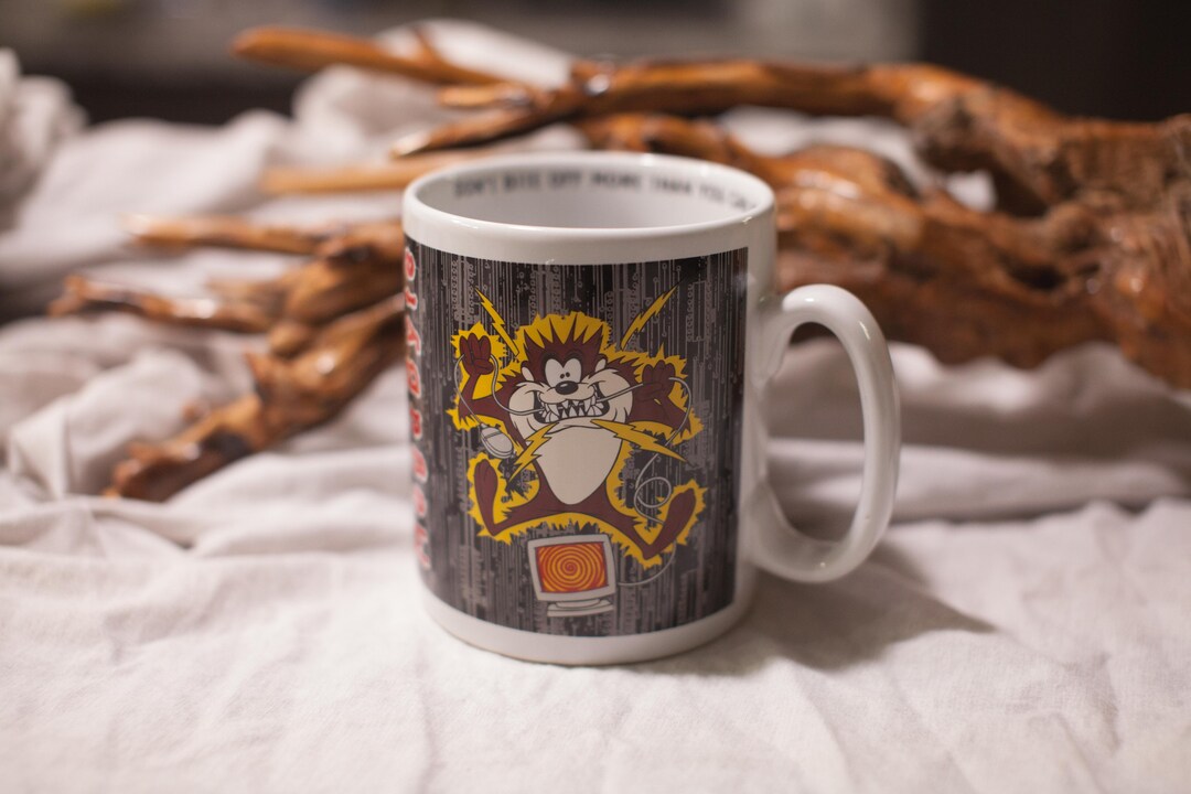 Extra Large Tazmanian Devil Mug | Looney Tunes - Etsy
