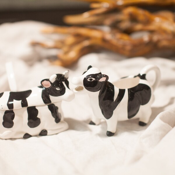 Cow Sugar Bowl - Etsy