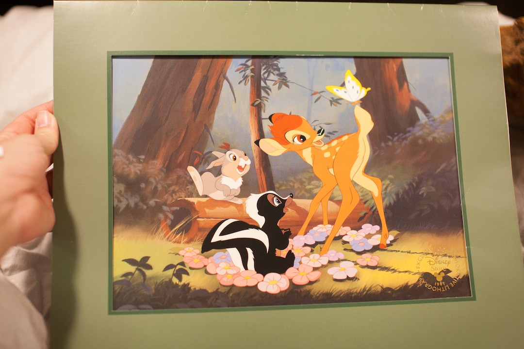 Bambi Lithograph Disney - Etsy