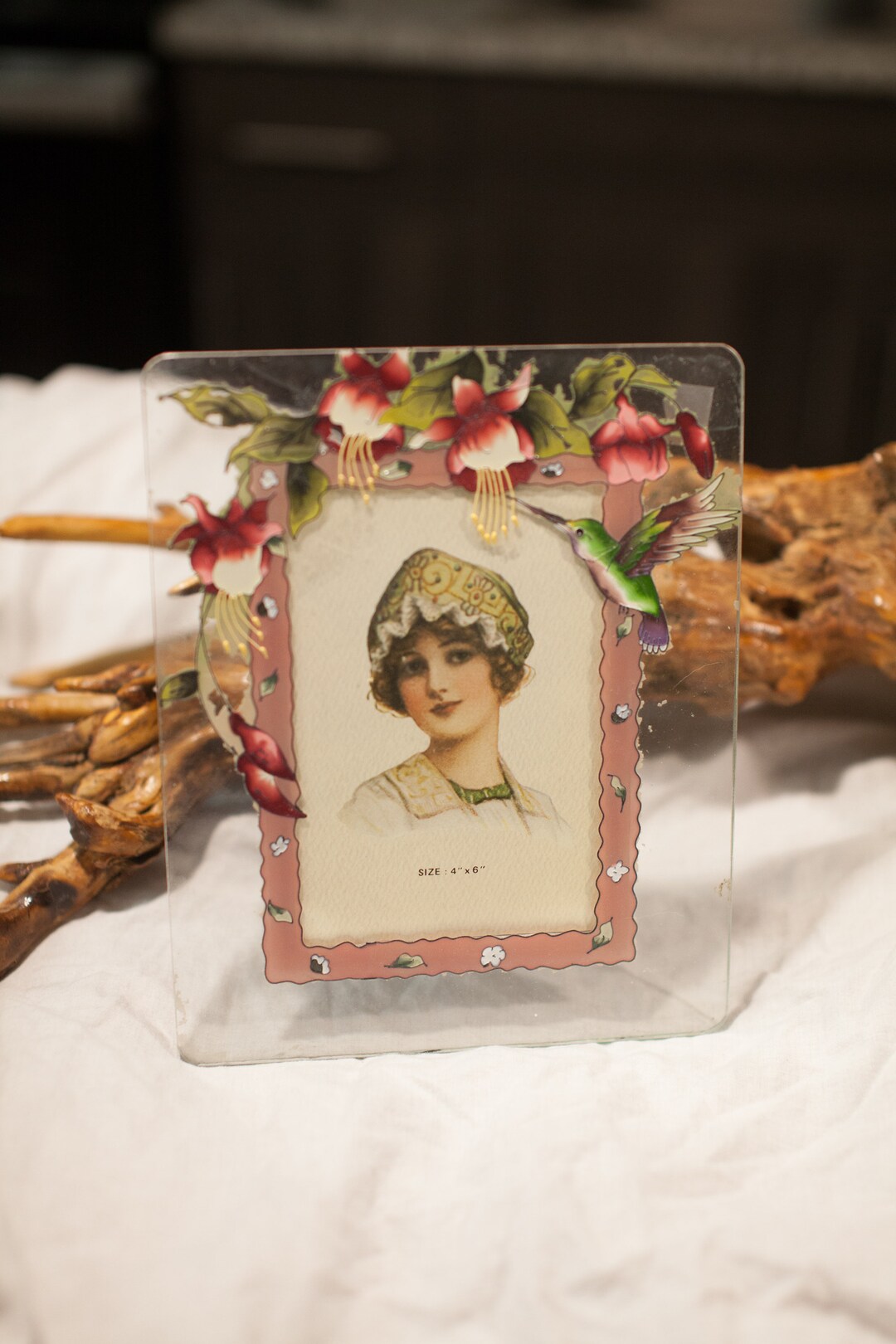 Stained Glass Hummingbird Picture Frame - Etsy