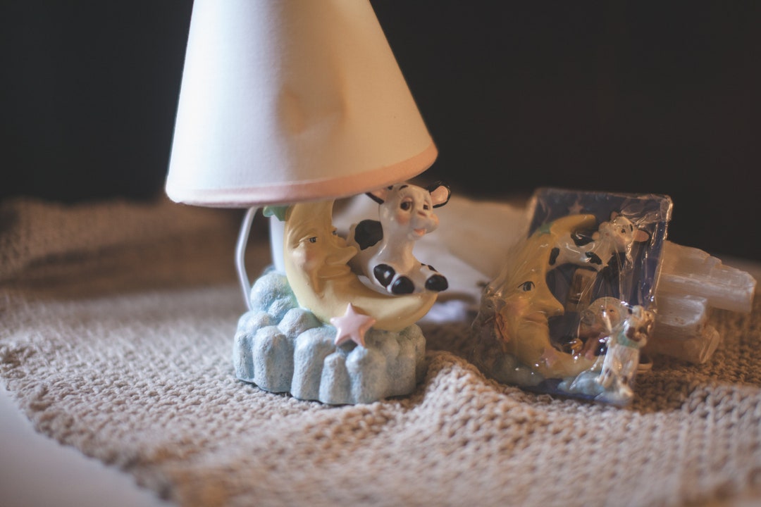 Vintage Cow Jumping Over the Moon Lamp & Light Switch Cover - Etsy
