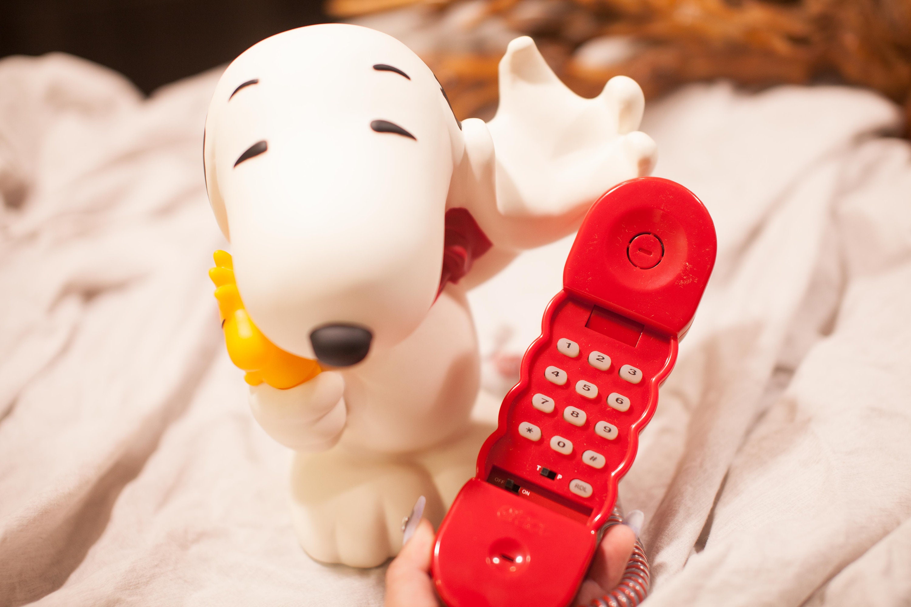 Snoopy and Woodstock Landline Phone - Etsy