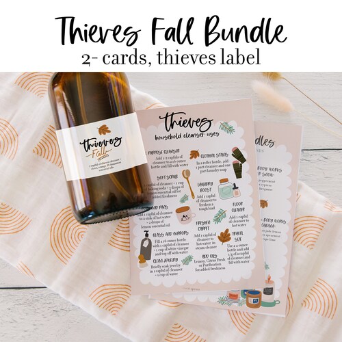 PRINTABLE YOUNG LIVING Fall Watercolor Postcard Essential Oil - Etsy