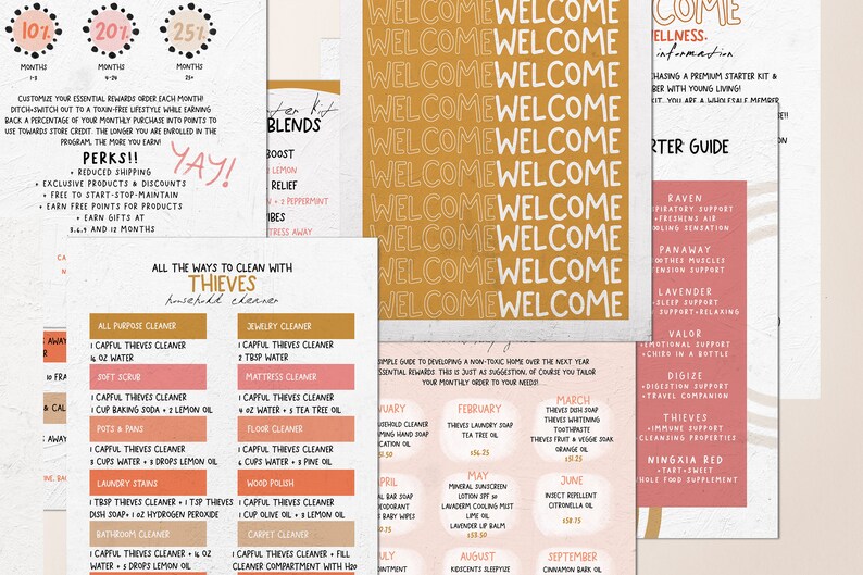 New Member Welcome Packet Premium Starter Kit Essential - Etsy UK