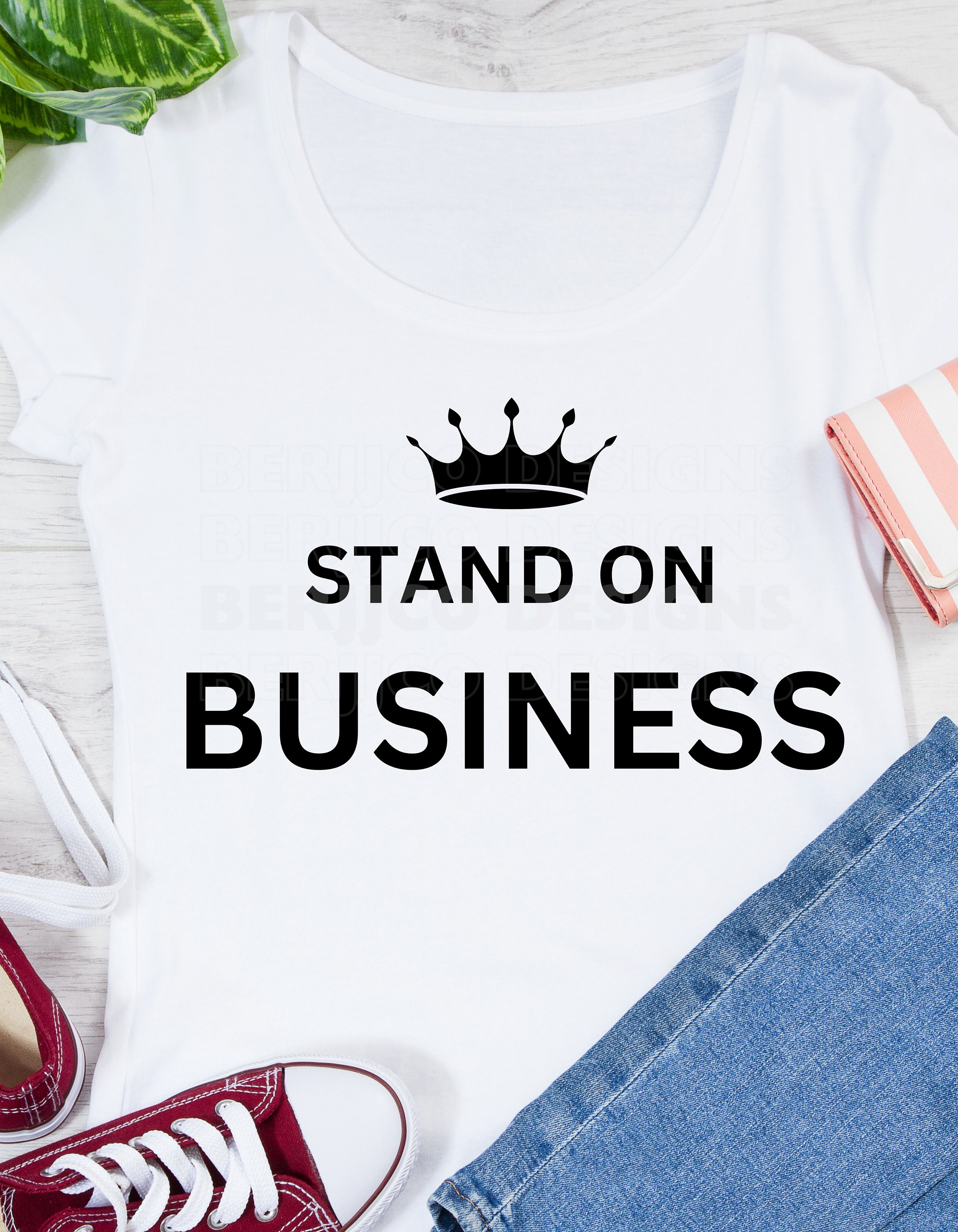 Standing on Business SVG PNG JPG Digital Download - Etsy