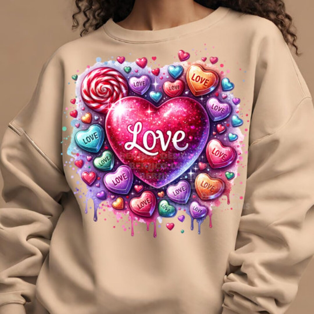Valentine Png Hearts | Sublimation Png for Valentine's Day | I Love You ...