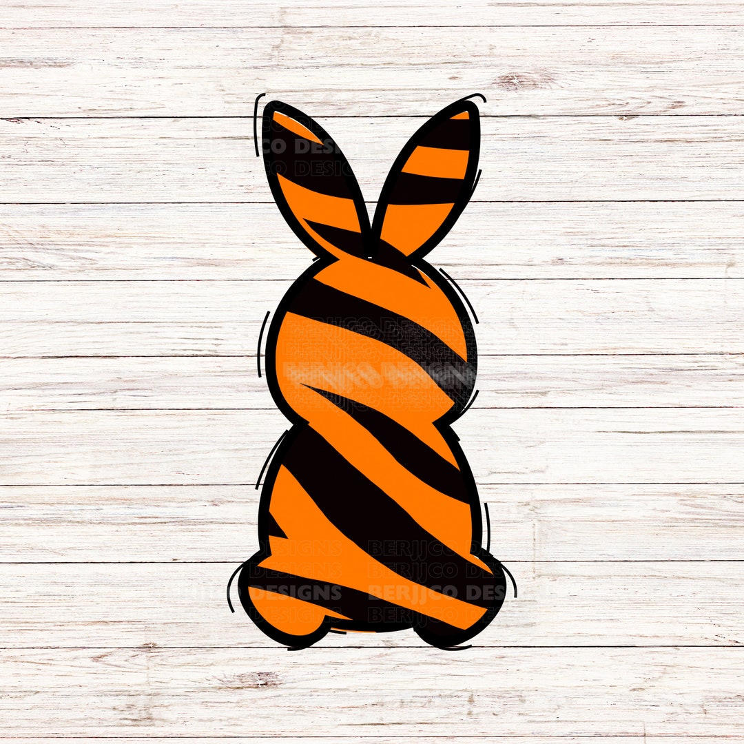 Leopard Print Easter Bunny PNG: Trendy Sublimation Design (digital ...
