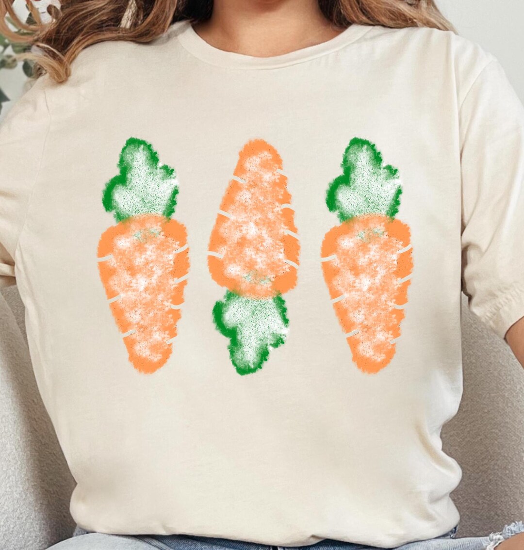 Watercolor Carrot Clipart: Hand-drawn Easter Design (digital Download ...