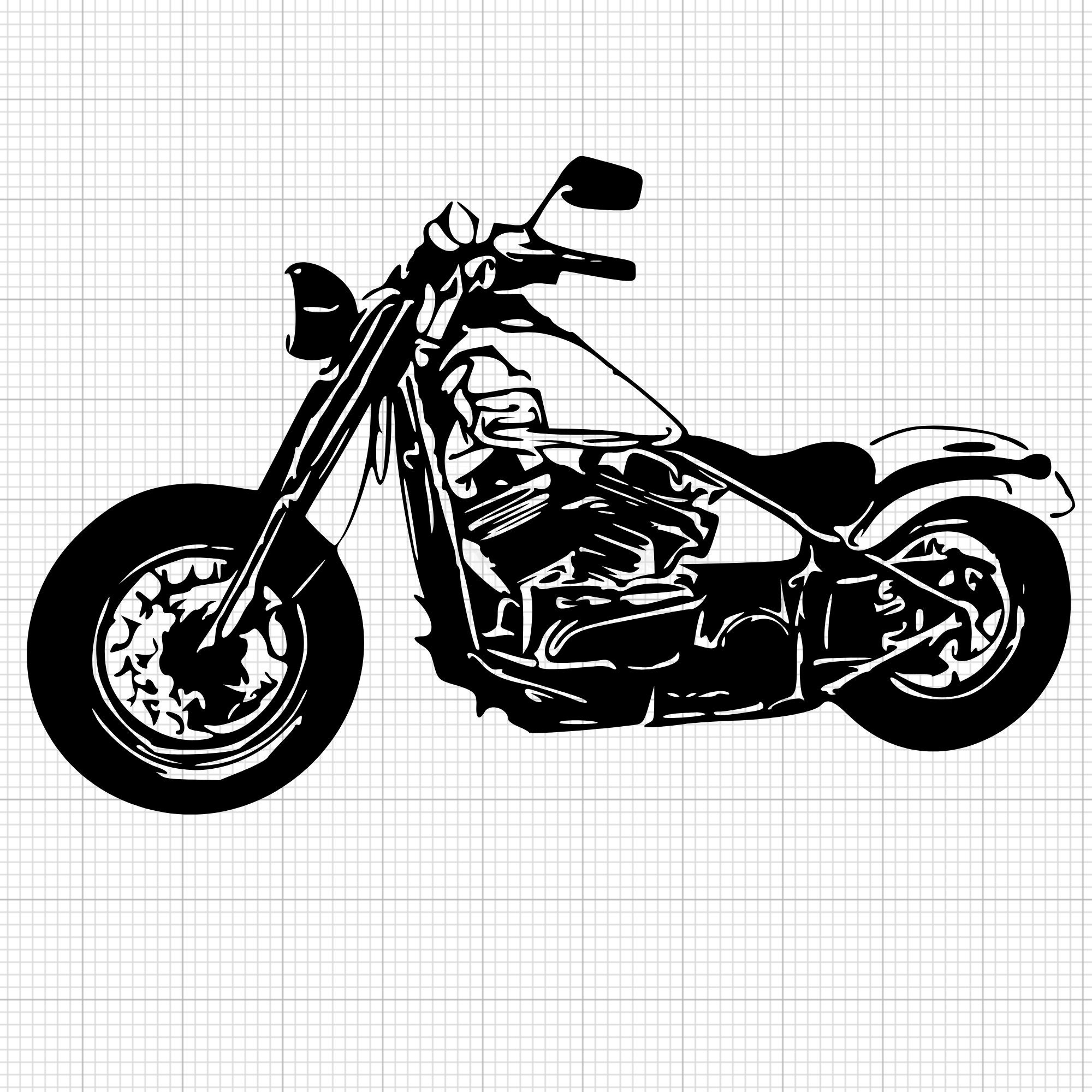 Motorcycle Svg Motor Bike Svg Biker Svg Chopper Svg Motorcycle Monogram ...