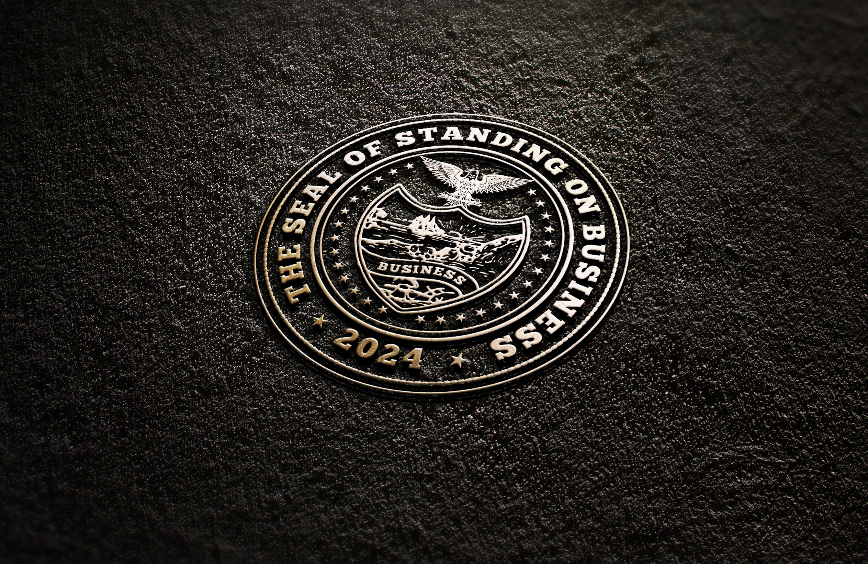 Standing on Business Svg |patch| | Vintage Seal | Digital Download ...