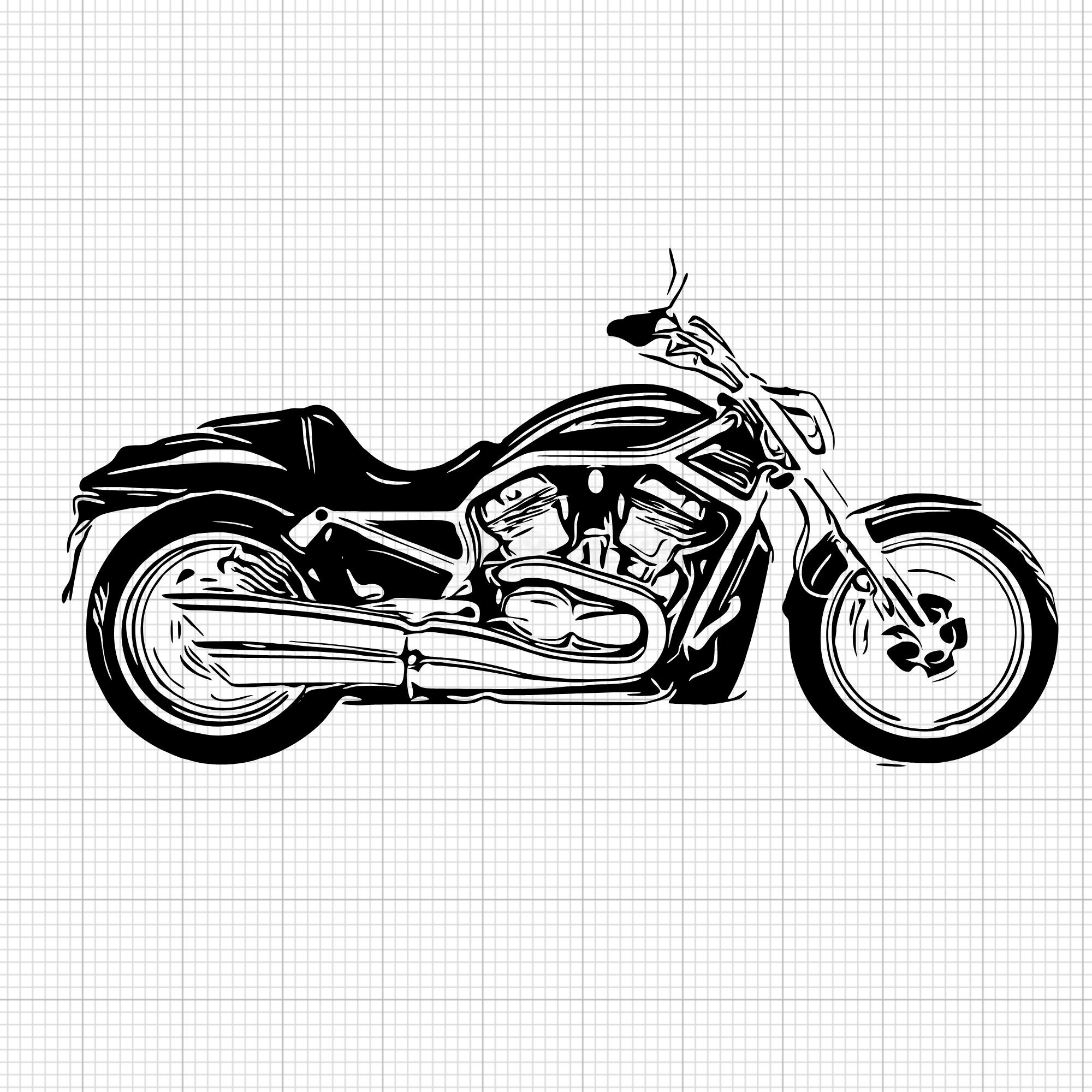 Motorcycle Svg Motor Bike Svg Biker Svg Chopper Svg Motorcycle Monogram ...