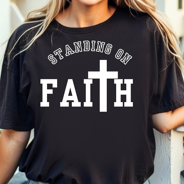 Standing on Faith Svg - Etsy