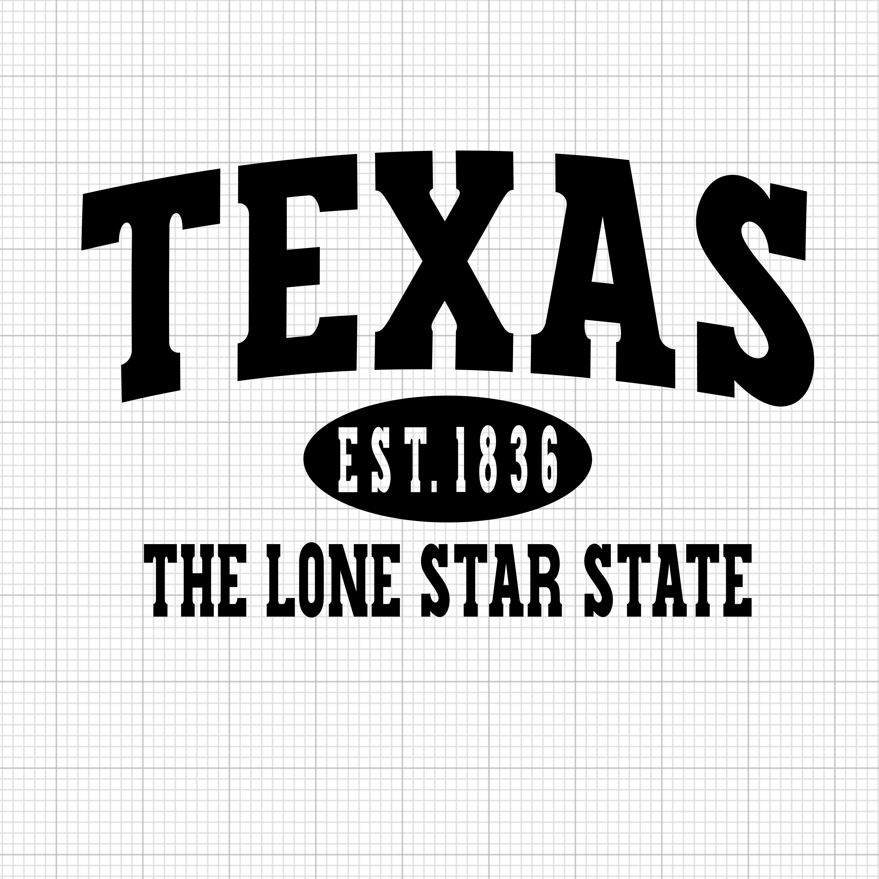 Texas the Lone Star State SVG Texas Svg TX SVG Digital Download Cut ...