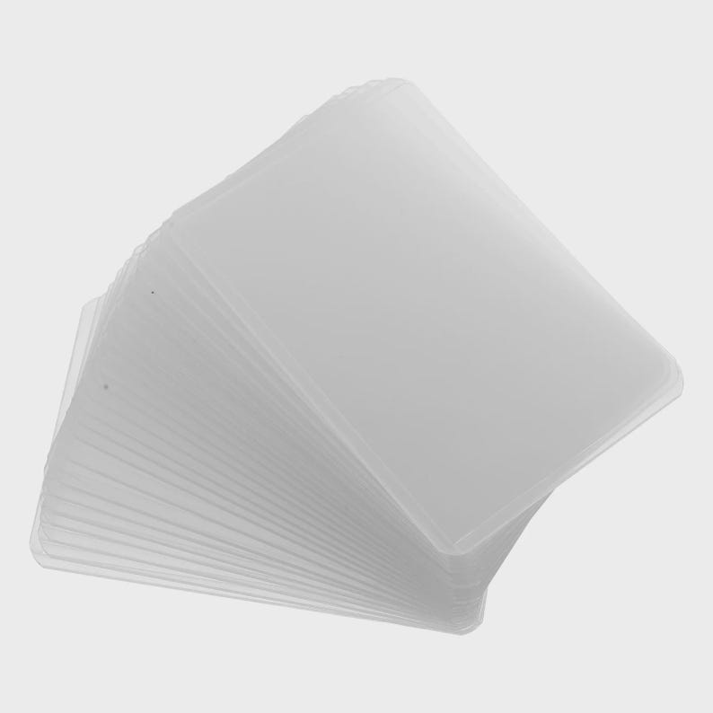 Clear Plastic Protective Sleeve for Card , Insurance & ID Card ...