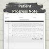Checklist SOAP Progress Note Template for Therapists, Counselors ...