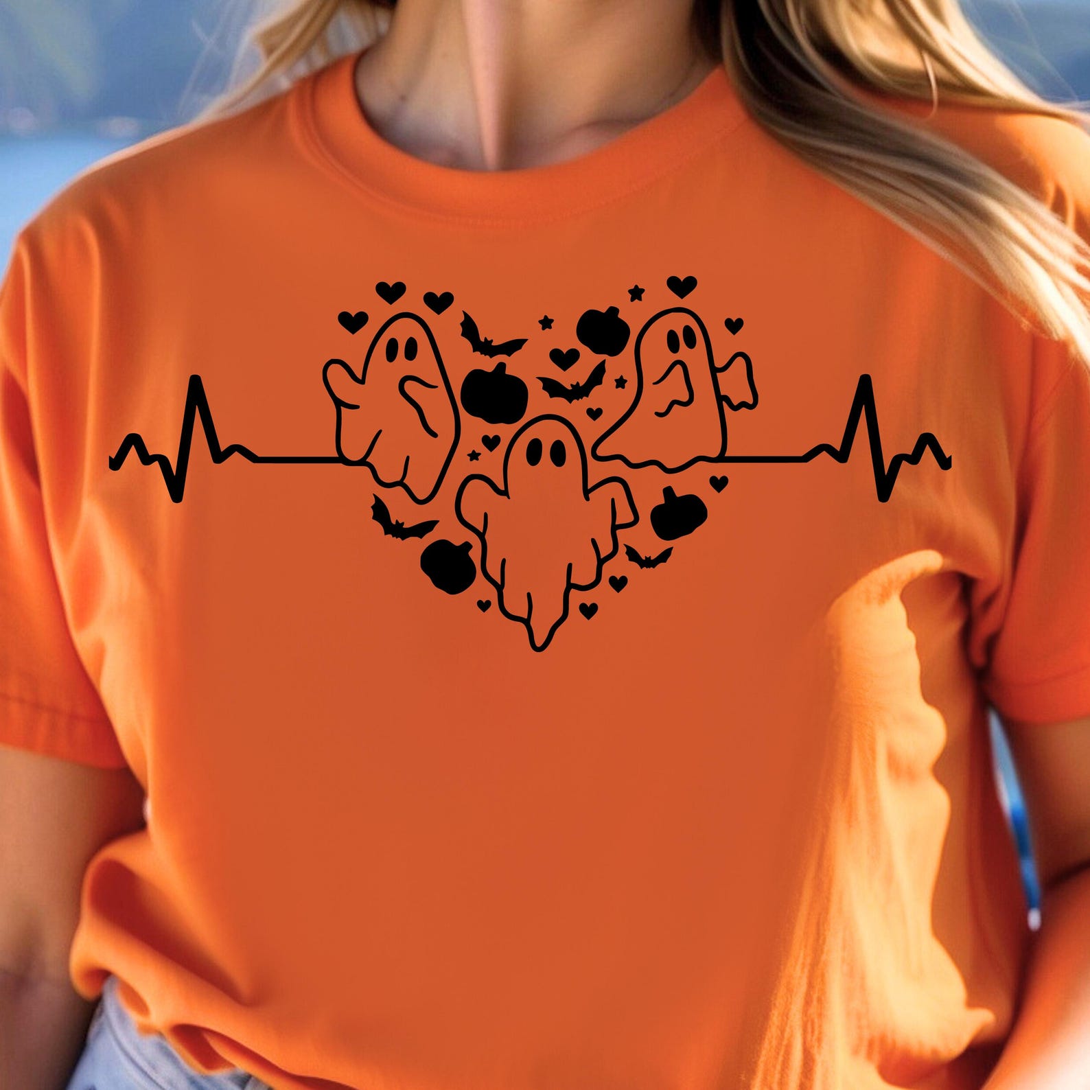 Ghost Svg | Ekg Svg | Spooky Svg | Halloween Medical Svg | Healthcare ...