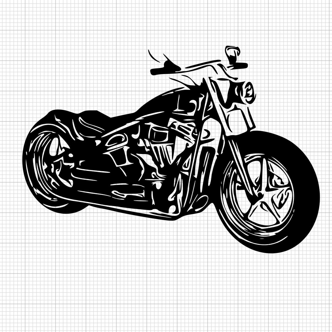 Motorcycle Svg | Motor Bike Svg | Biker Svg | Chopper Svg | Motorcycle ...