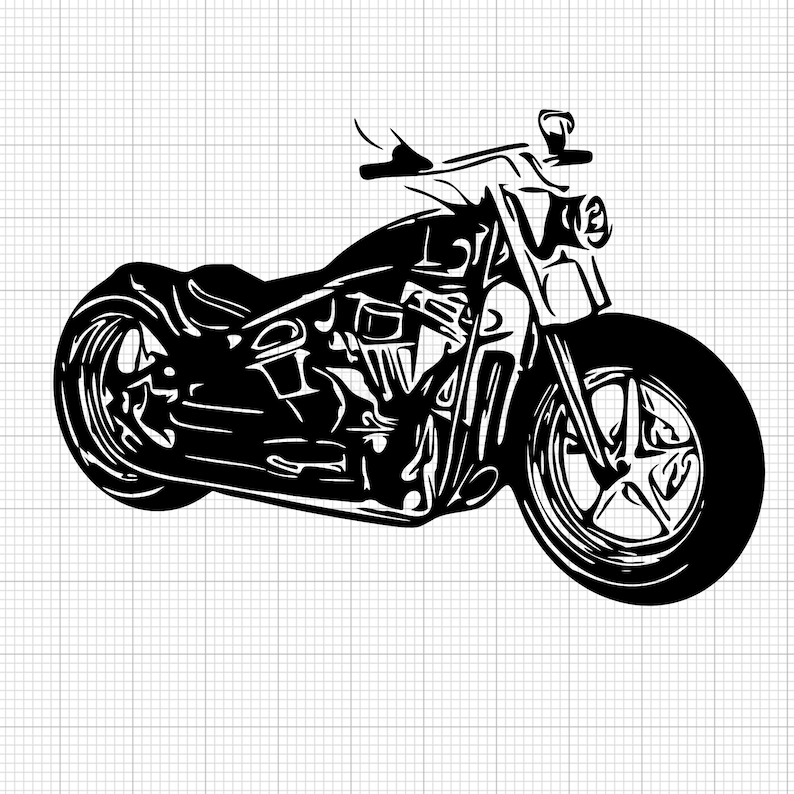 Motorcycle Svg | Motor Bike Svg | Biker Svg | Chopper Svg | Motorcycle ...