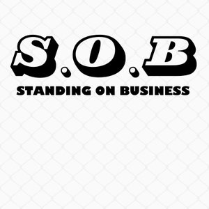 Standing on Business SVG PNG JPG Digital Download - Etsy