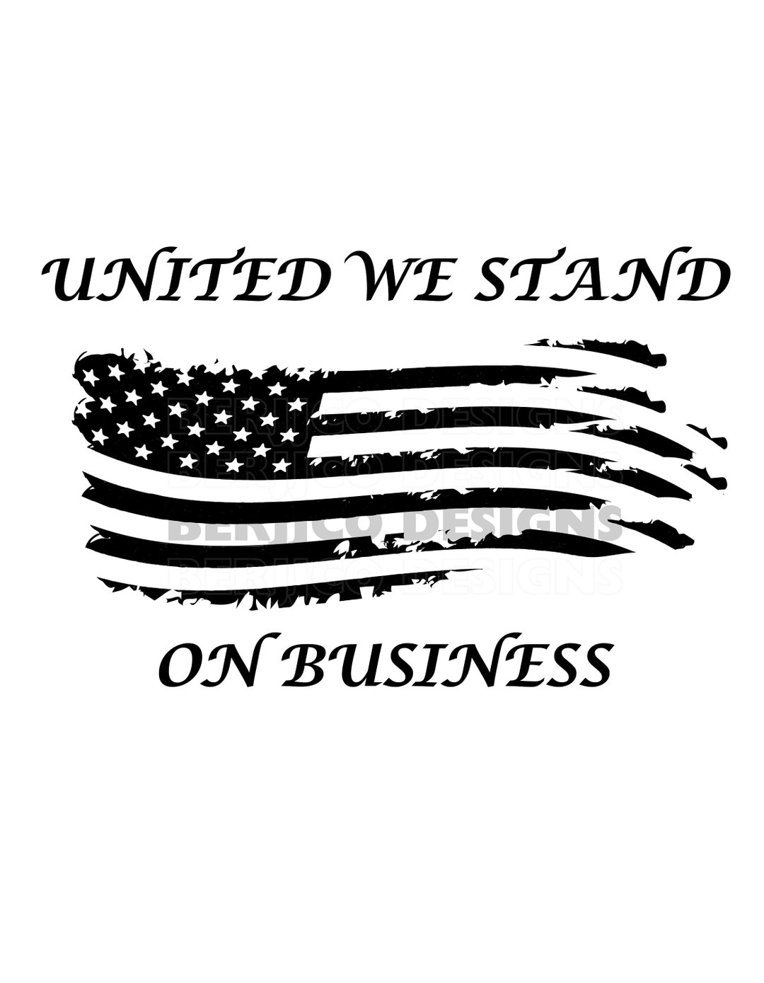 Standing on Business SVG PNG JPG Digital Download Flag Shirt Design ...