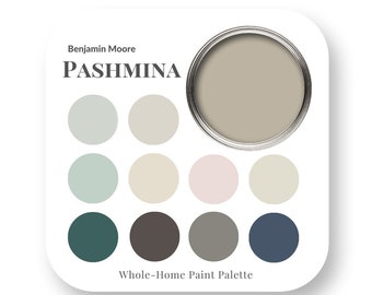Pashmina by Benjamin Moore Whole Home Color Palette - Interior Paint ...