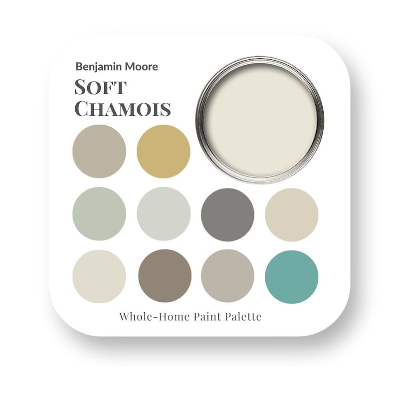 Soft Chamois by Benjamin Moore Interior Paint Color Palette, Interior ...