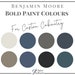 Bold Paint Colors Benjamin Moore, Interior Paint Color Palette Ideas ...