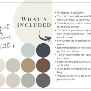 Canvas Tan by Sherwin Williams Interior Paint Color Palette - Etsy