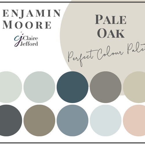 Mascarpone by Benjamin Moore Interior Paint Color Palette - Etsy