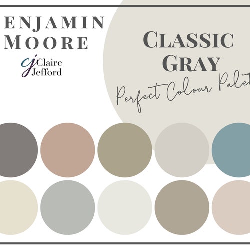 Mascarpone by Benjamin Moore Interior Paint Color Palette - Etsy