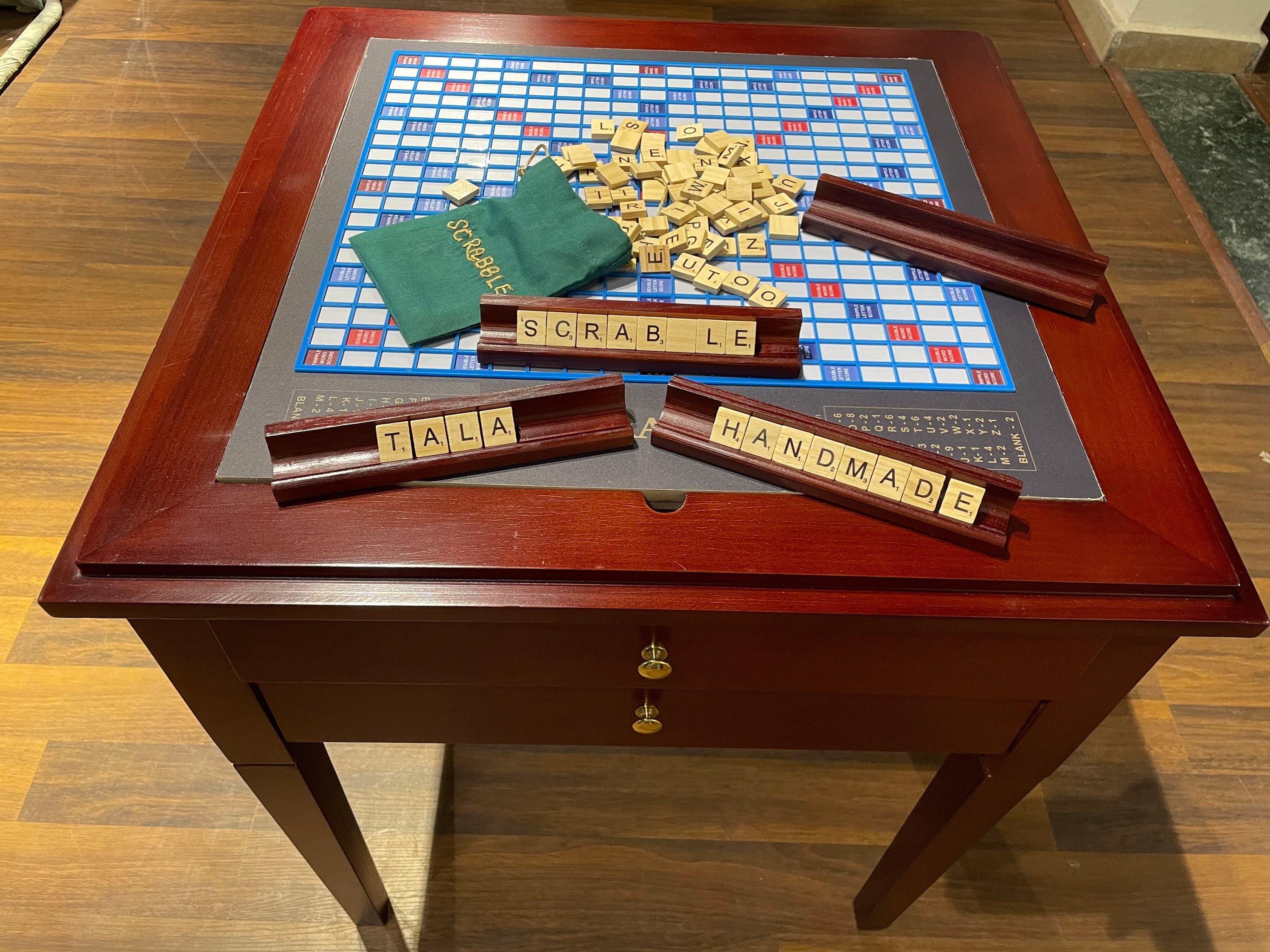 Franklin Mint Scrabble Table