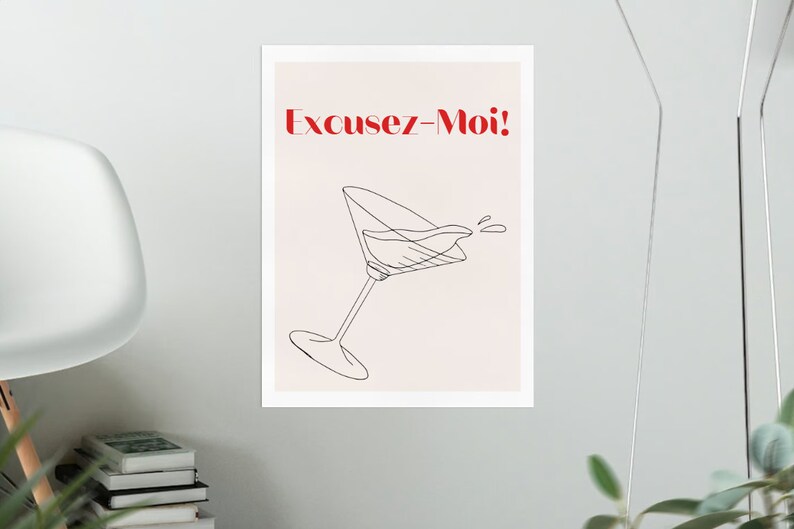 Excusez Moi Wall Art, Instant Download Poster, Paris Wall Art Apartment ...