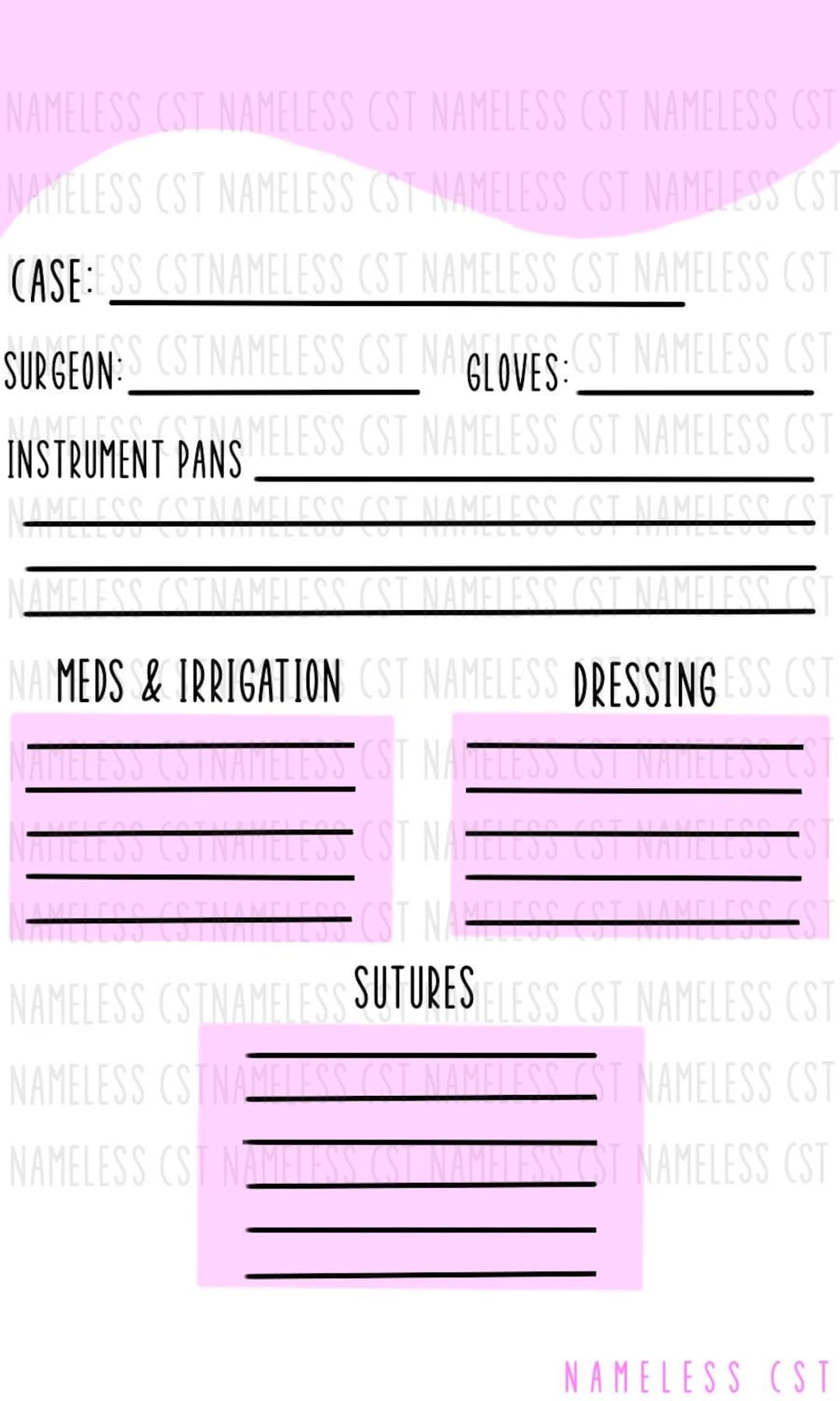 Printable Preference Cards - Etsy