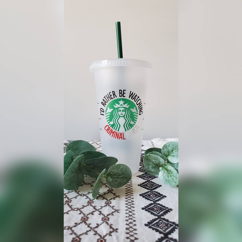 Criminal Minds Cup FBI Tumbler Reusable Starbucks Plastic - Etsy