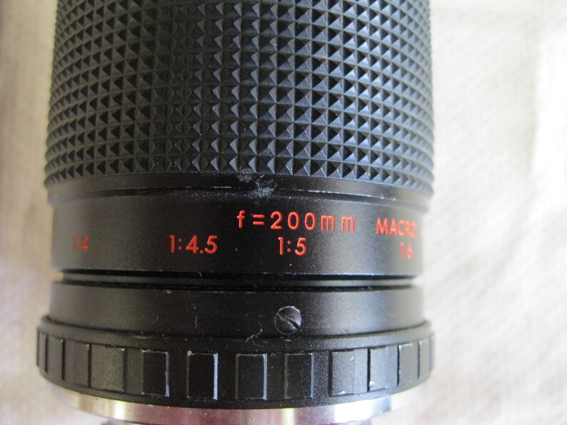 Hanimex Automatic Zoom C-macro 1:4.5 F80-200 Mm Camera Lens - Etsy