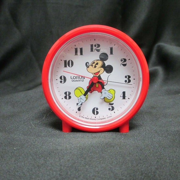 Metal 1970s Mickey Mouse Alarm Clock - Etsy
